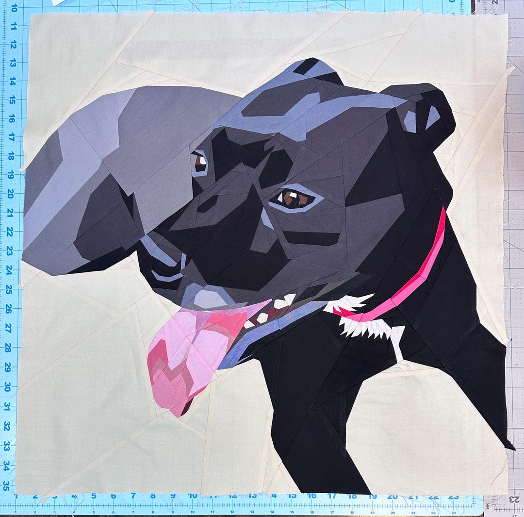 Dog FPP Pattern (25″ X 25″) DIGITAL DOWNLOAD - Etsy