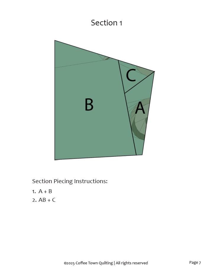 WW1 Airplane Sopwith-camel FPP Quilt Pattern (50" X 38") DIGITAL ...