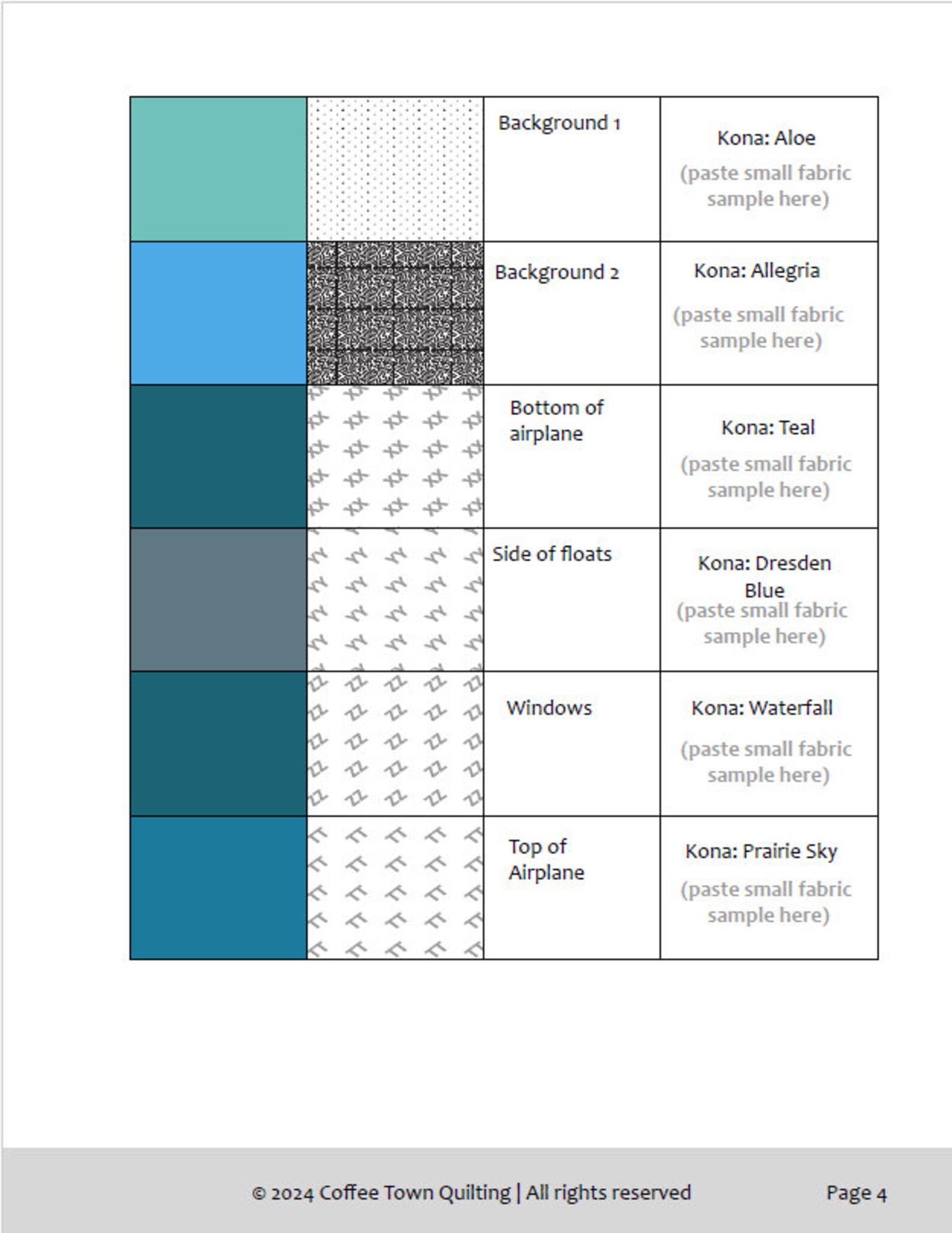 Cessna 180 FPP Quilt Pattern (69" X 53") - DIGITAL DOWNLOAD - Etsy