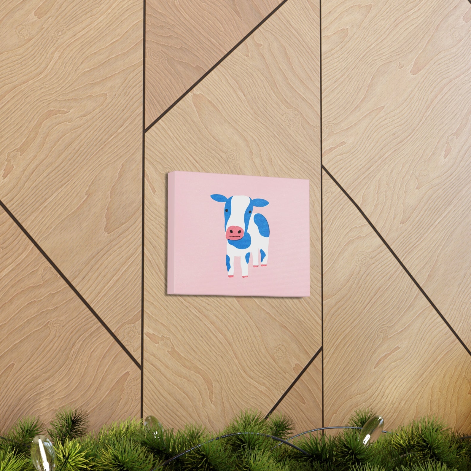 Cow Canvas painting, art, Holstein print, wall painting, home ...