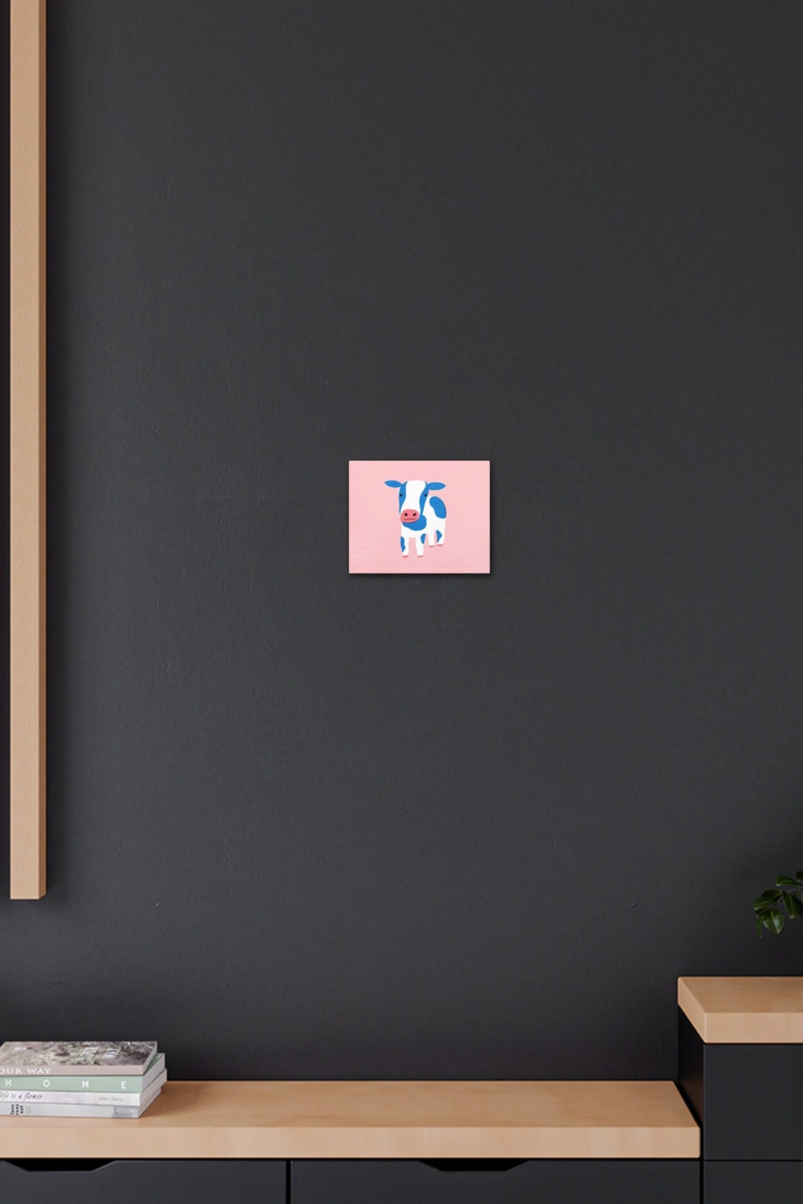 Cow Canvas painting, art, Holstein print, wall painting, home ...