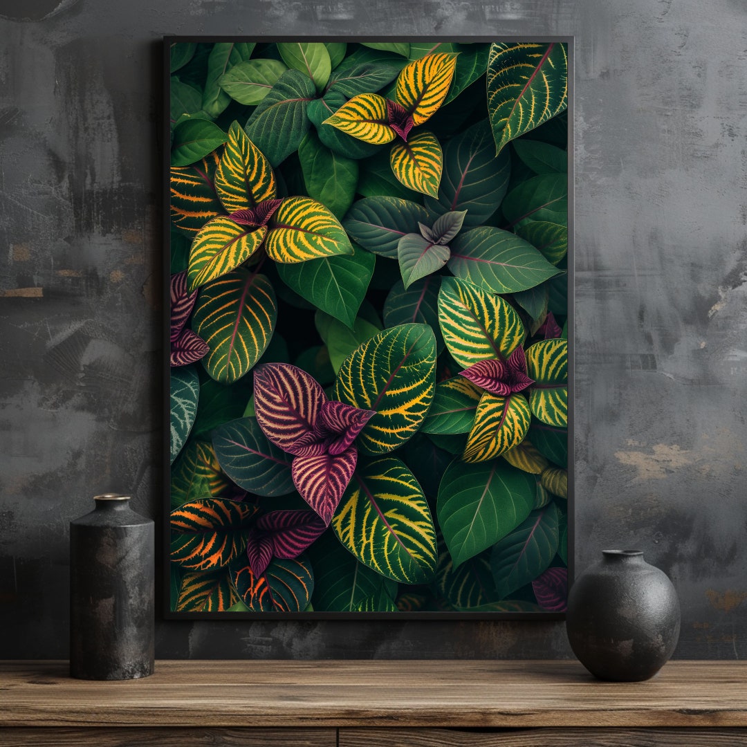 Botanical Illustration Poster Nature's Beauty Elegant Nature Home Decor ...