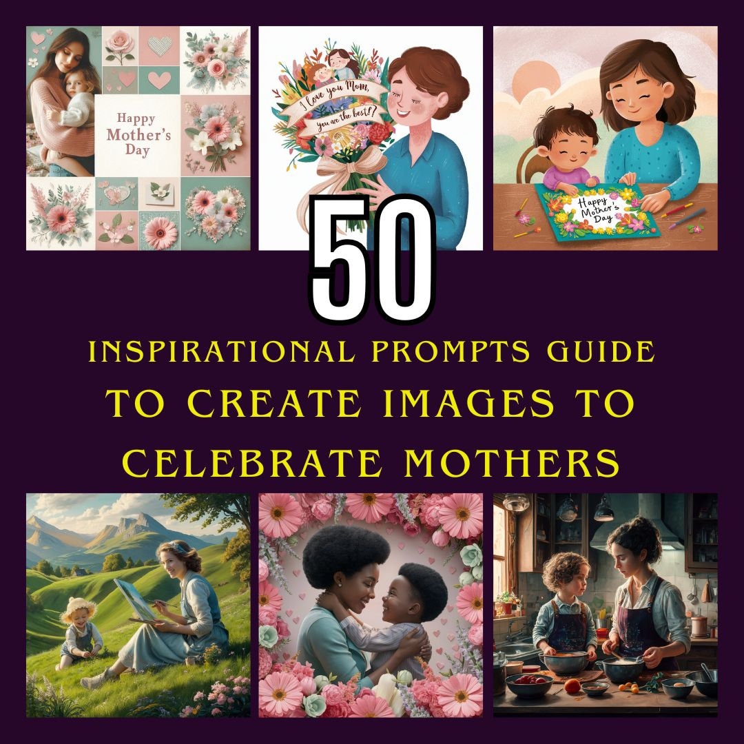 Prompt Guides to Create Images to Celebrate Mothers, Inspirational ...