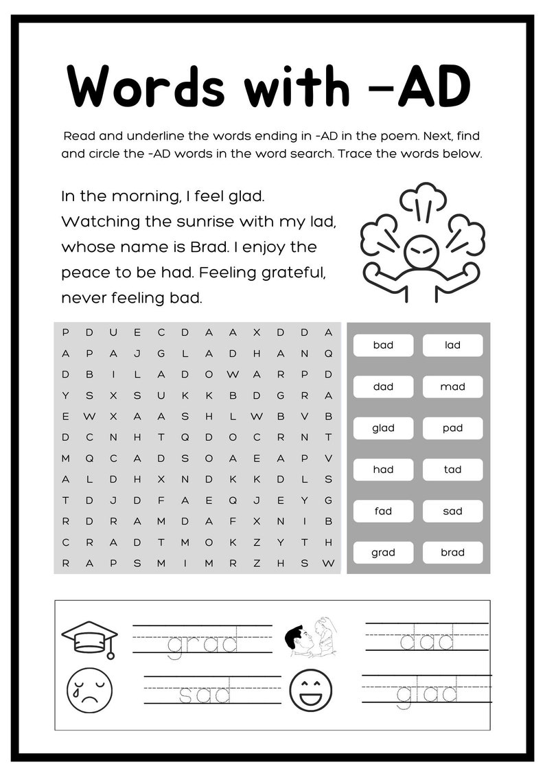 Colourful Illustrated English Phonics Activity Workbook ...