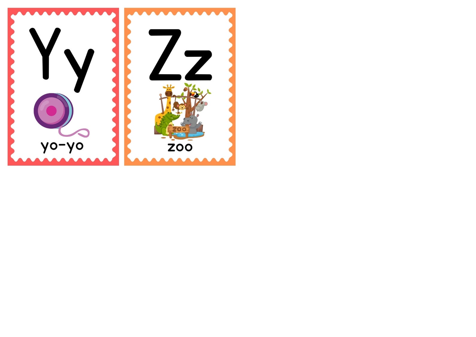 ABC Poster Download | Colorful Alphabet Print (PDF, PNG) - Etsy