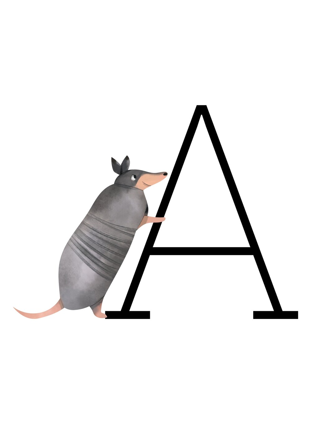 Animal Themed Alphabet Posters Large Format for Classroom Use, Roaring ...