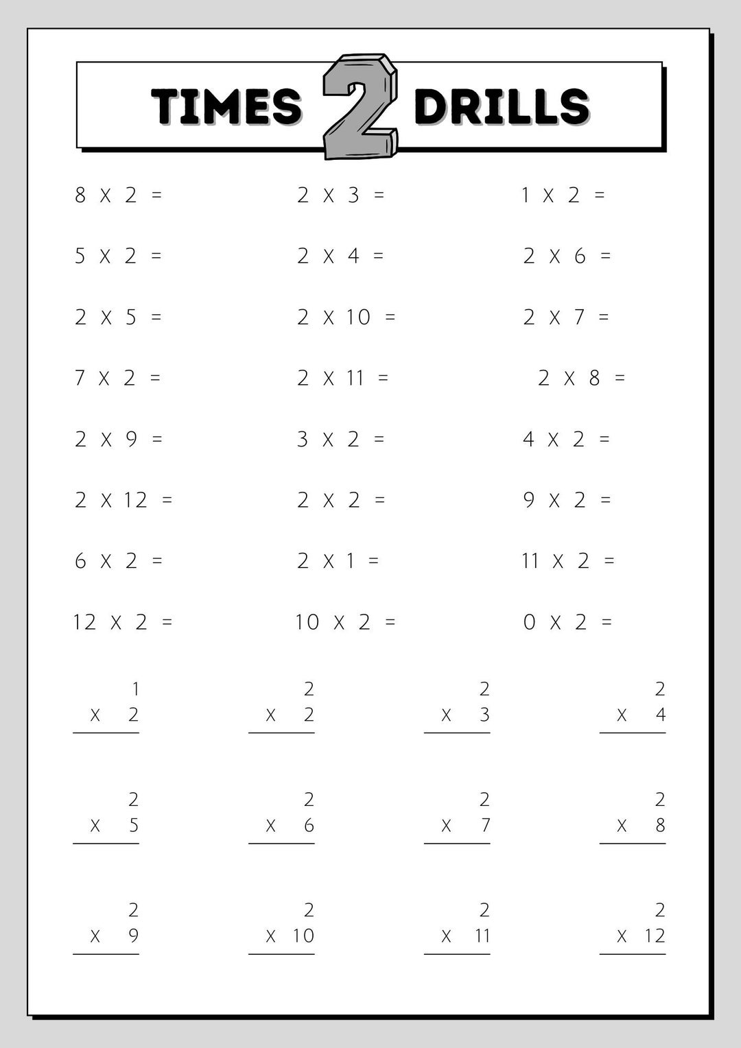 Multiplication Mastery: Kids Multiplication Table for Fun Learning ...