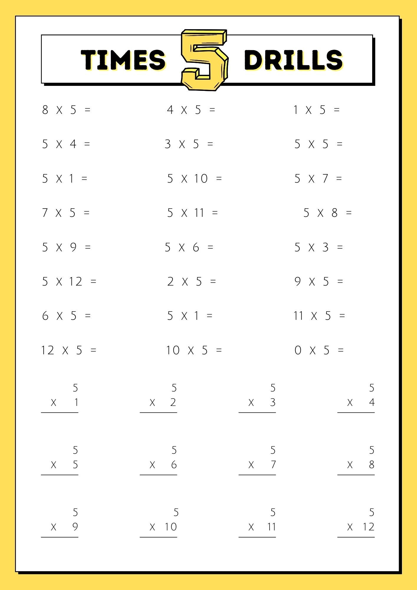 Multiplication Mastery: Kids Multiplication Table for Fun Learning ...
