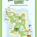 Trasure Map Math Game Worksheet Green and Blue Educational Style for ...