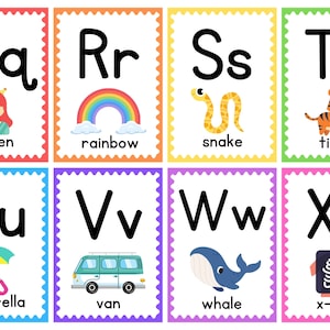 ABC Poster Download Alphabet PDF and Alphabet Png // Alphabet Poster ...