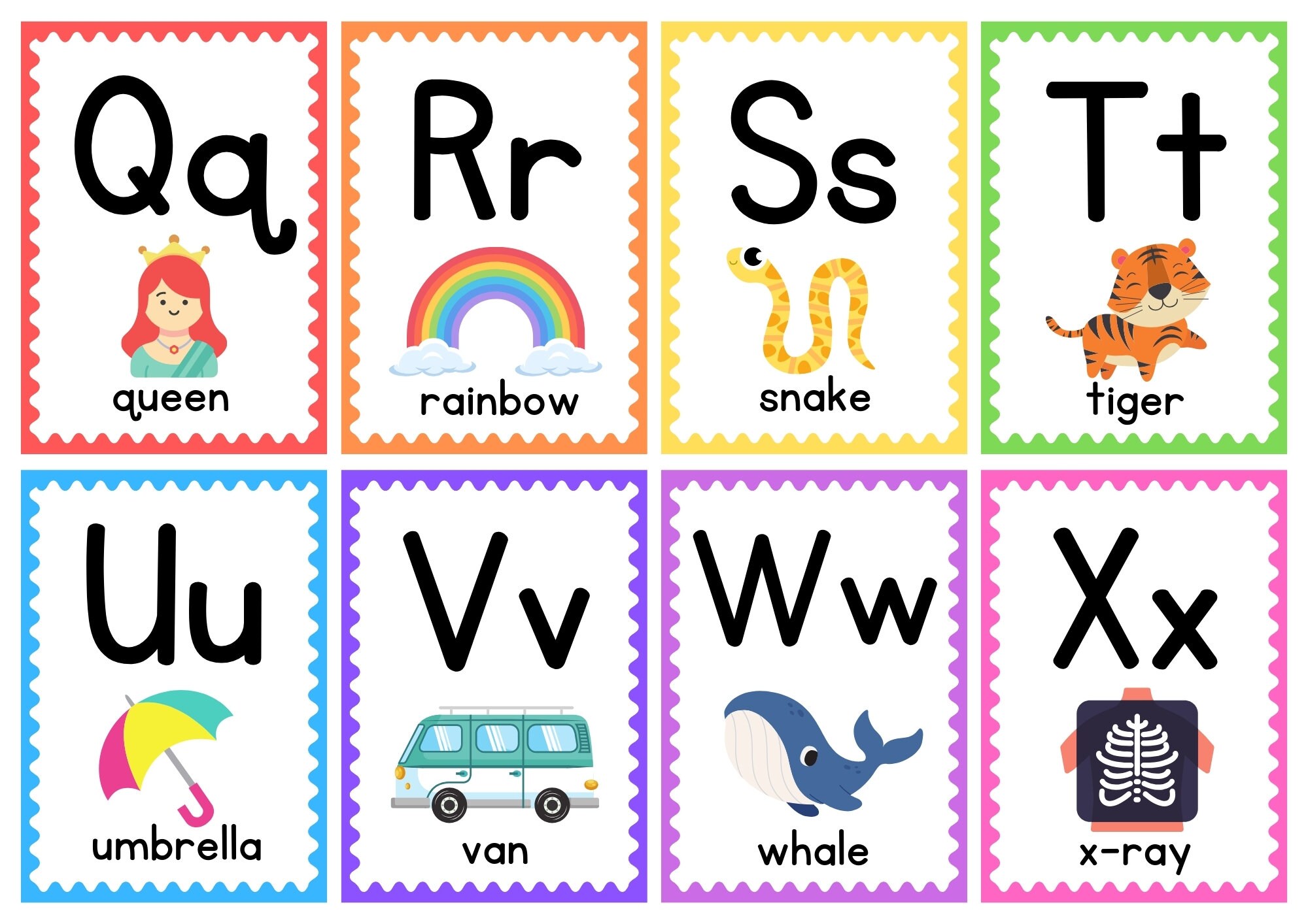 ABC Poster Download Alphabet PDF and Alphabet Png // Alphabet Poster ...