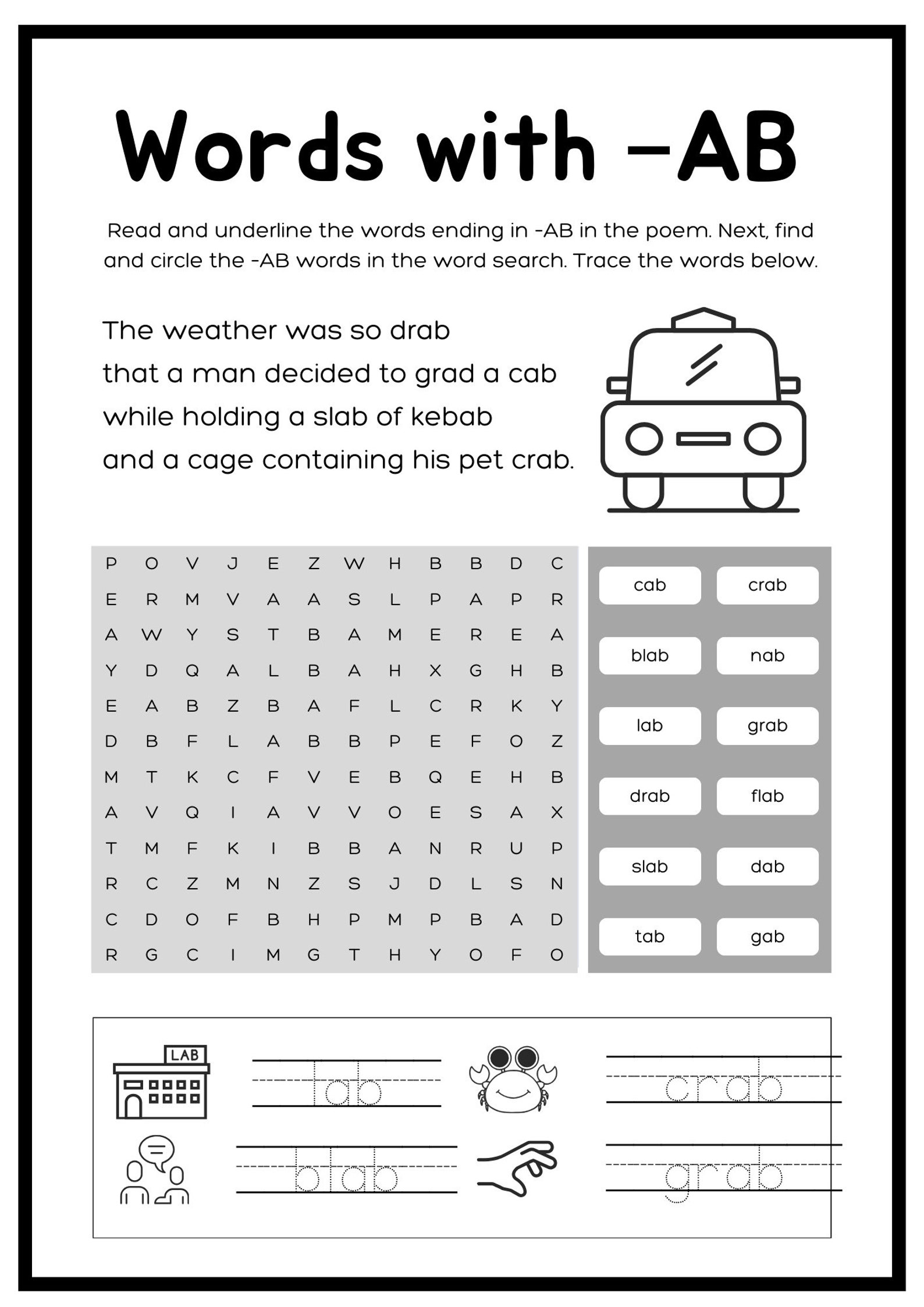 Colourful Illustrated English Phonics Activity Workbook ...