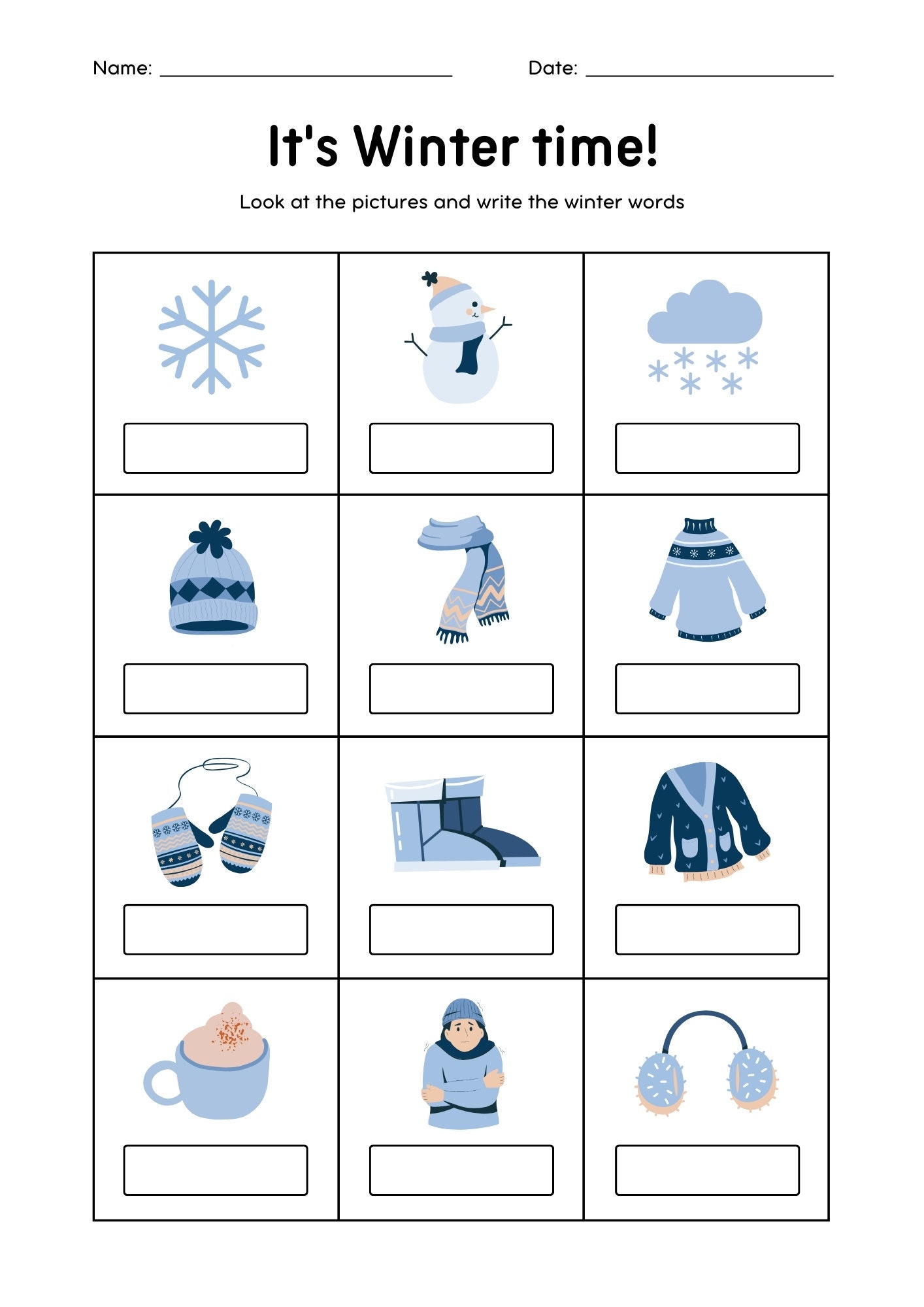 White, Black, and Colorful Counting Math Worksheets for Engaging and ...