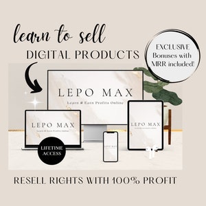 LEPO Max Digital Marketing Course With Resell Rights, Learn and Earn ...