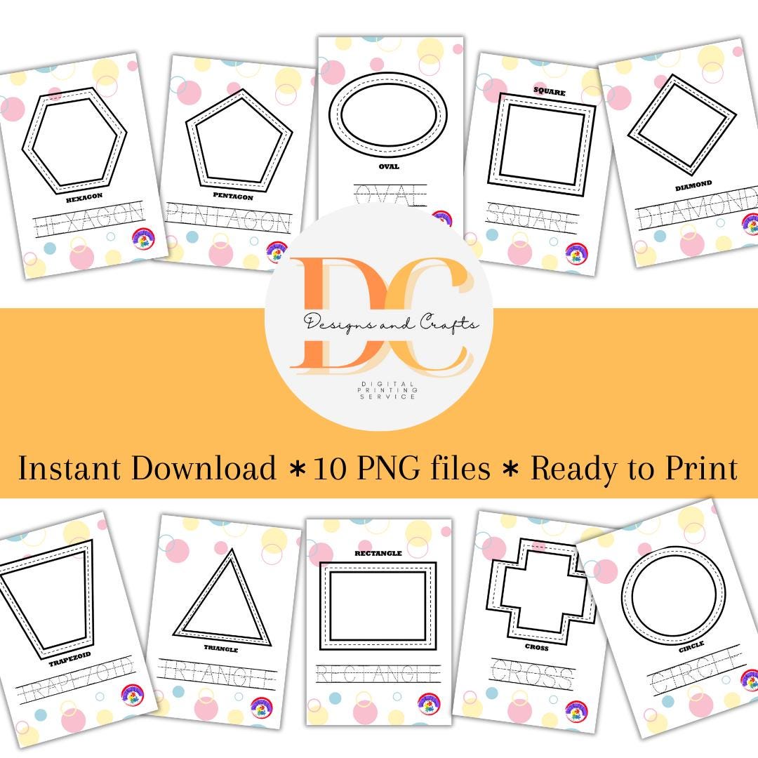Basic Shape Tracing, Shape Tracing, Printable Shape Worksheets ...