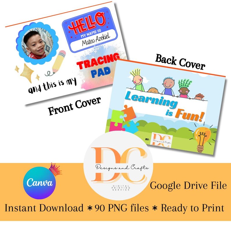 Tracing Worksheets, Preschool Pre-k Kindergarten Learning Printable ...