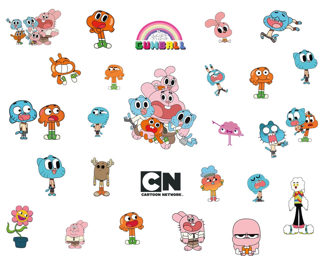 Gumball SVG, Gumball Friends SVG, Gumball Vector, Gumball Friends ...