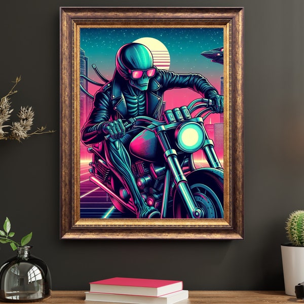 Motorcycle Wall Art - Etsy
