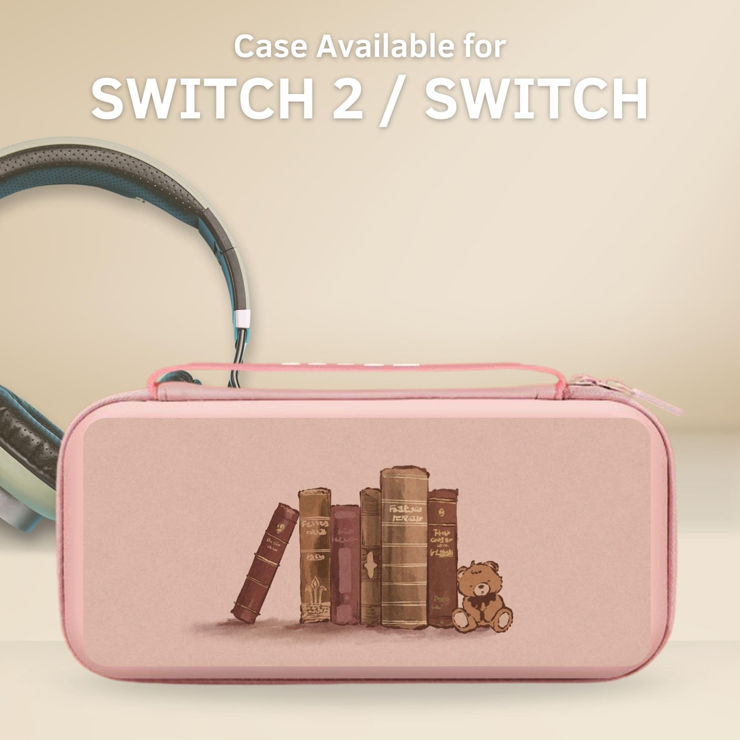Cute Teddy Bear Carrying Switch Case Cover for Nintendo Switch 2 7.9 ...