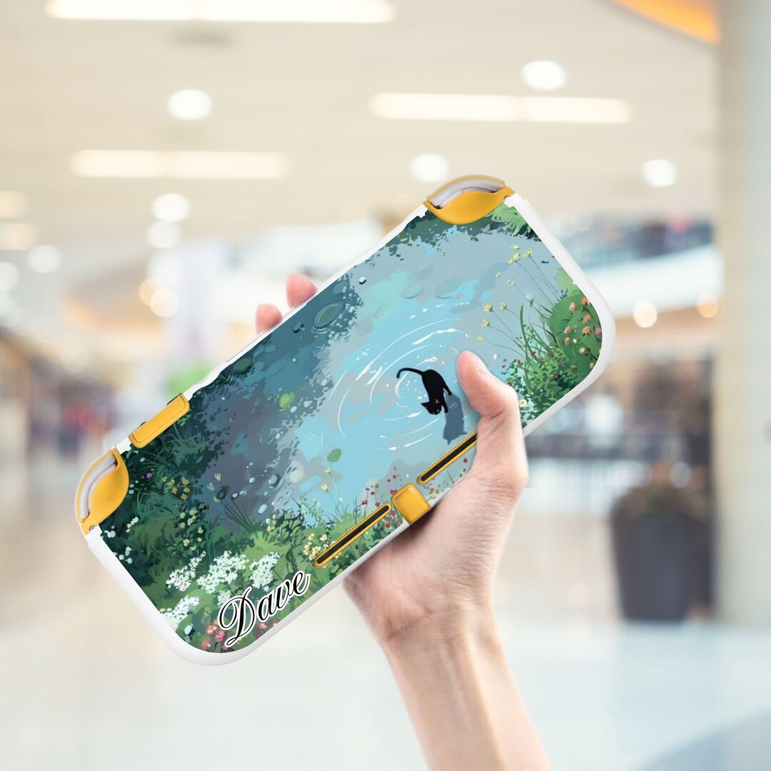 Personalized Cute Black Cat Switch Lite Case for NS Switch Lite ...