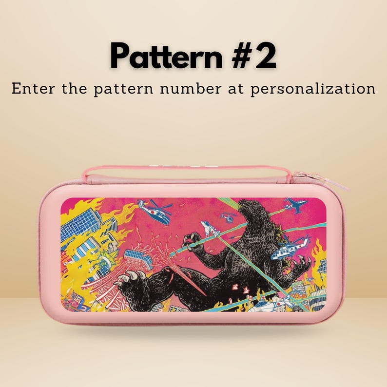 Giant Monsters Carrying Switch Case Cover for NS Switch 2 7.9", Switch ...