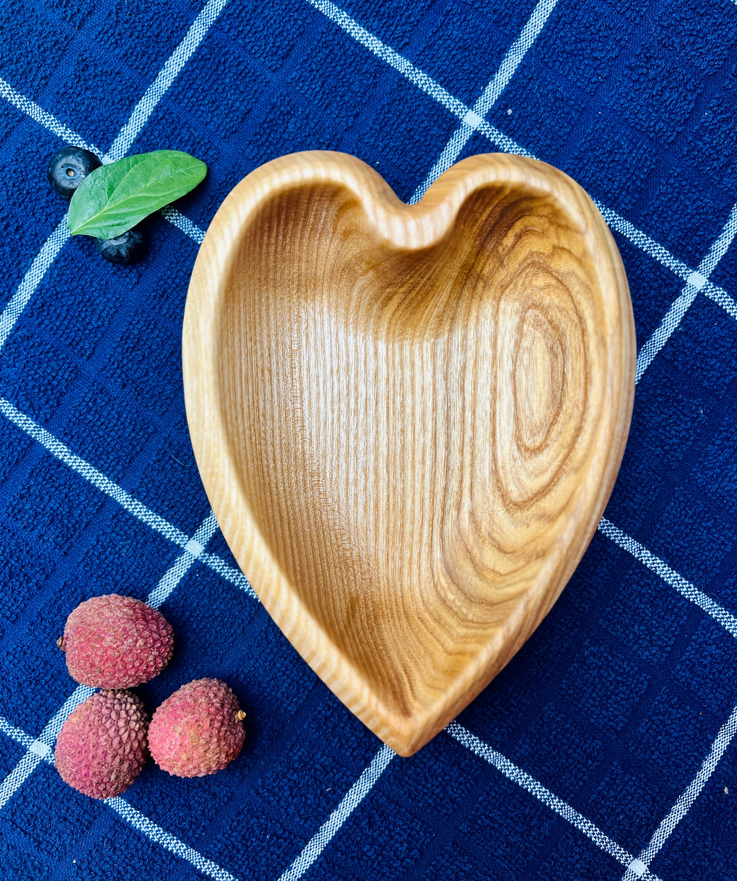 Thick Handmade Heart Bowl. Ash Dough Bowl. Salad Fruit Bowl. Pasta Bowl ...