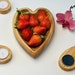 Thick Handmade Heart Bowl. Ash Dough Bowl. Salad Fruit Bowl. Pasta Bowl ...