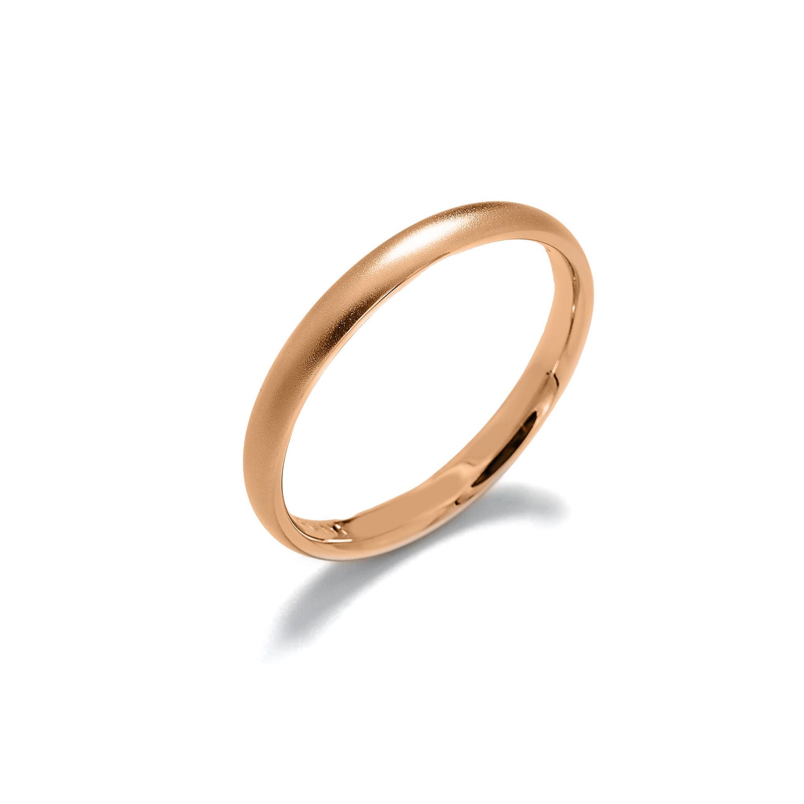 Minimalist 3mm Wedding Band, Simple Everyday Ring, Elegant Symbol of ...