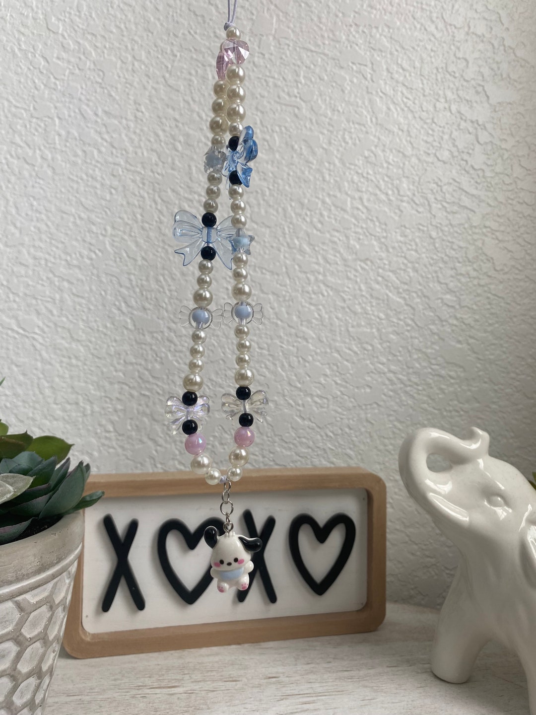 Hello Kitty Kawaii Pochacco Cell Phone Charm/ Keychain - Etsy