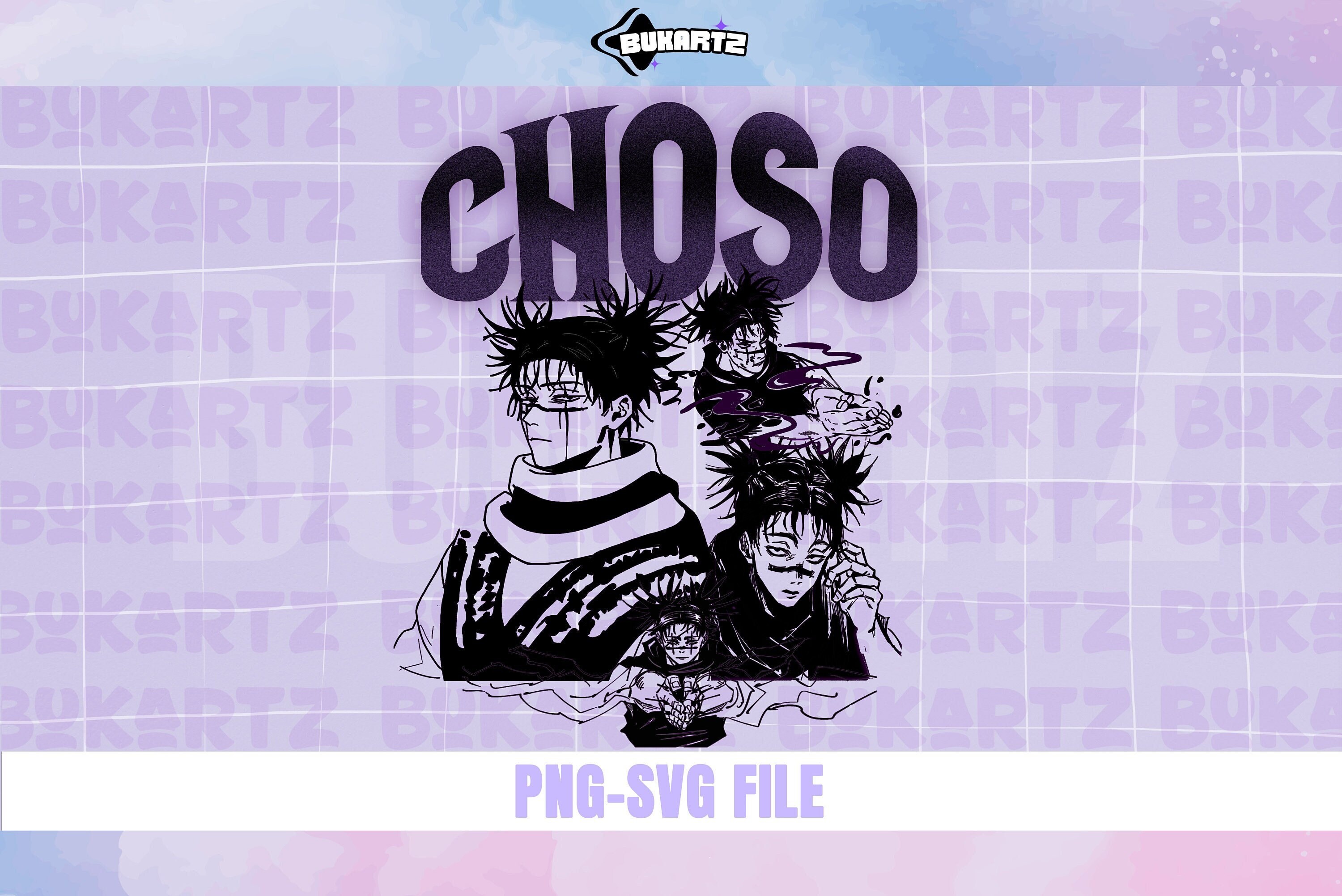 Premium CHOSO Design PNG, Jujutsu Kaisen Design PNG, Anime Design Png ...