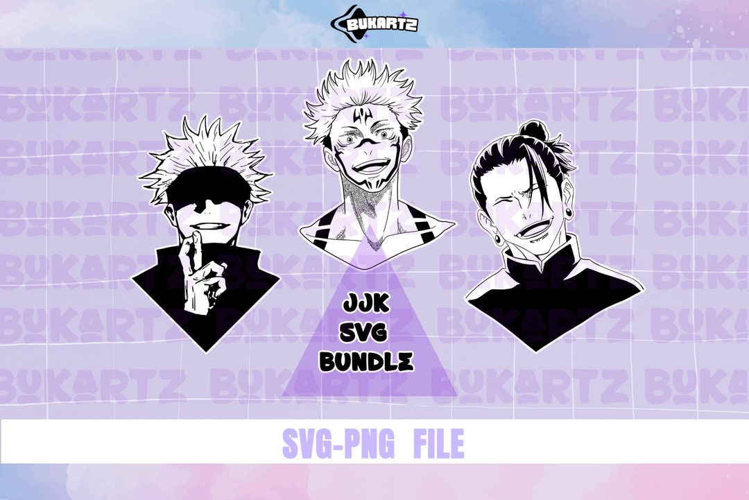 Buy Premium Jujutsu Kaisen SVG and PNG Bundle, Gojo Satoru Png Svg ...