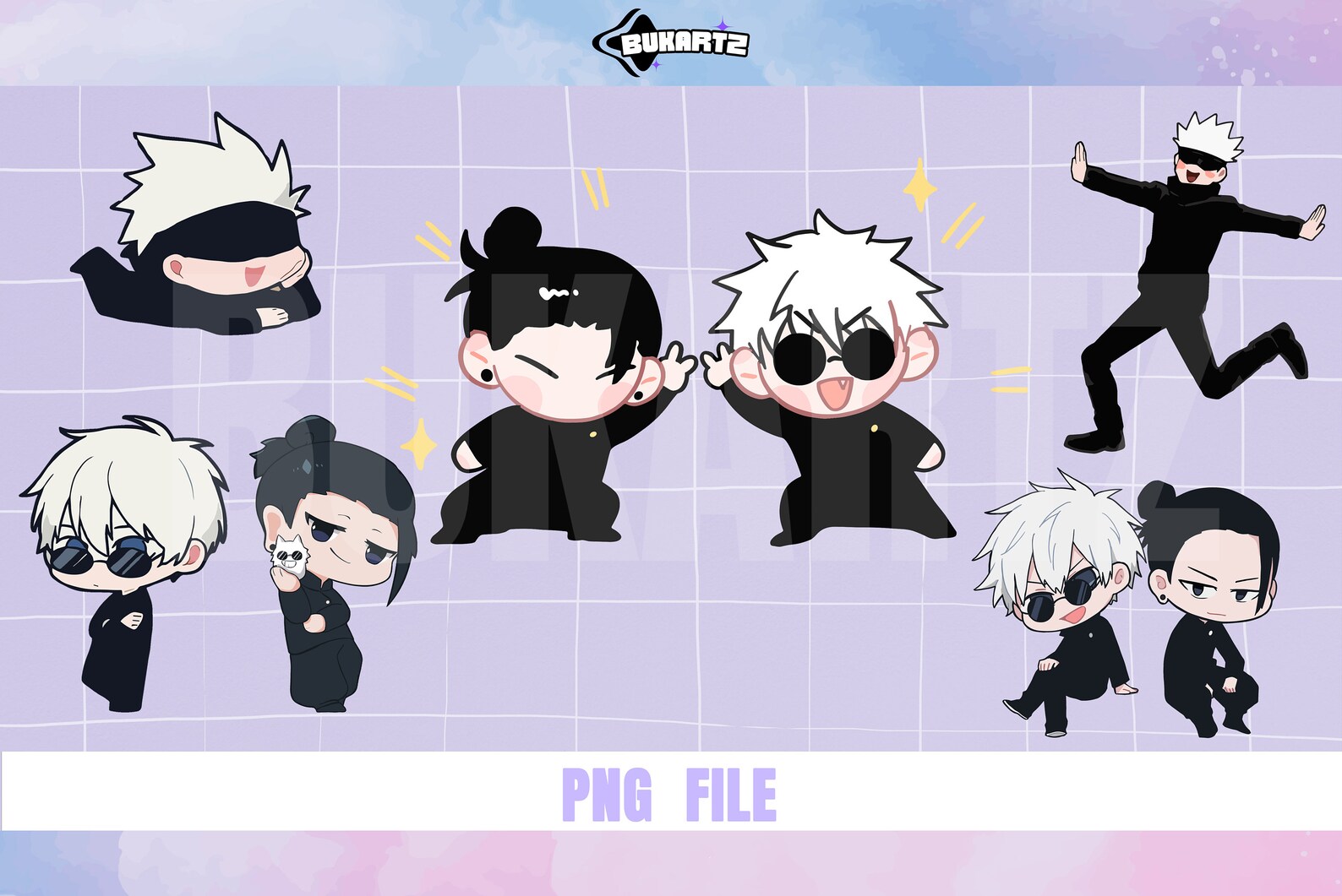 Premium Jujutsu Kaisen Png Bundle, Gojo Satoru Png Bundle, Gojo and ...