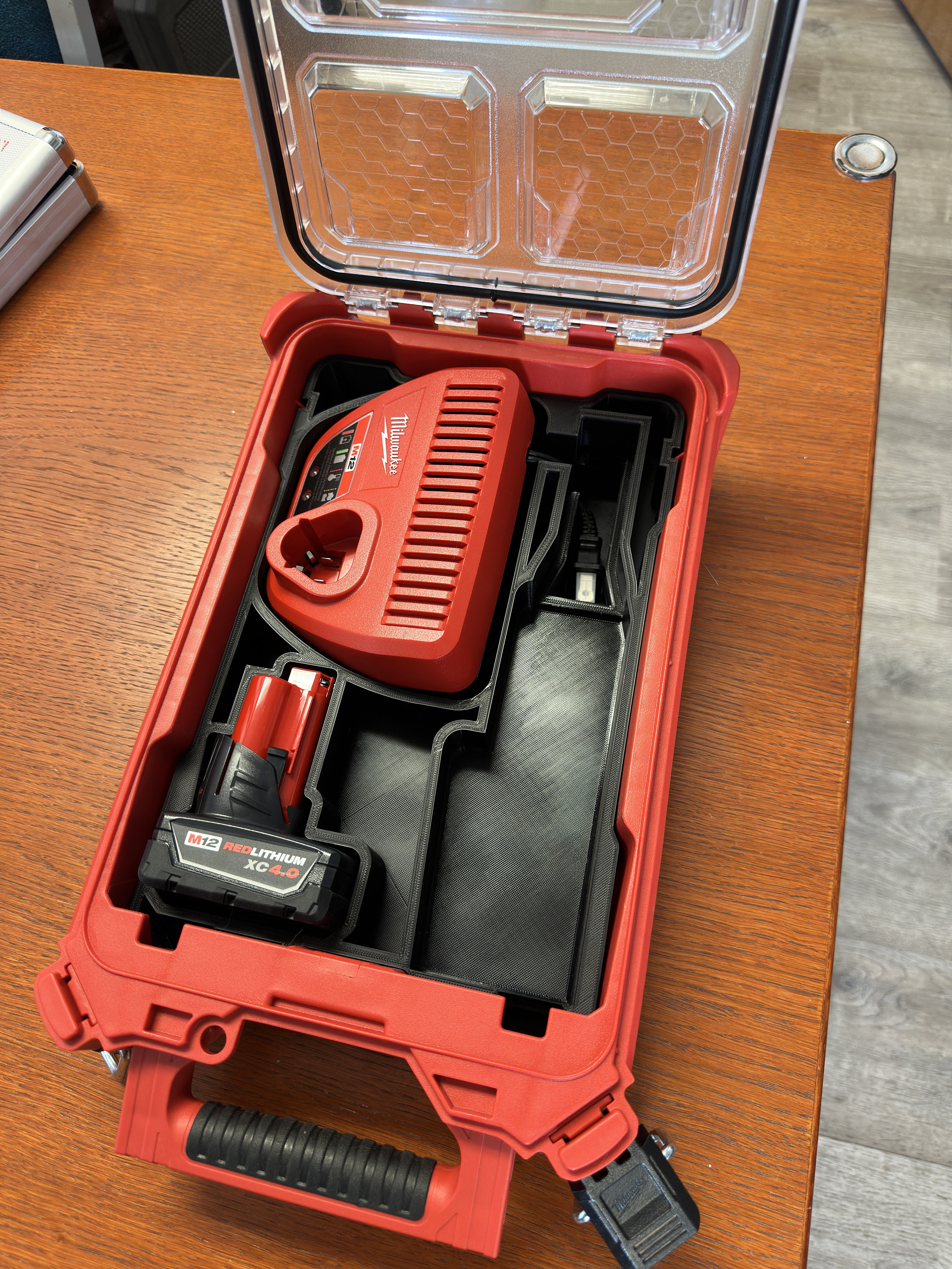 Packout Insert for Milwaukee M12 Ratchet (2557/2567) Battery and Charger - Etsy