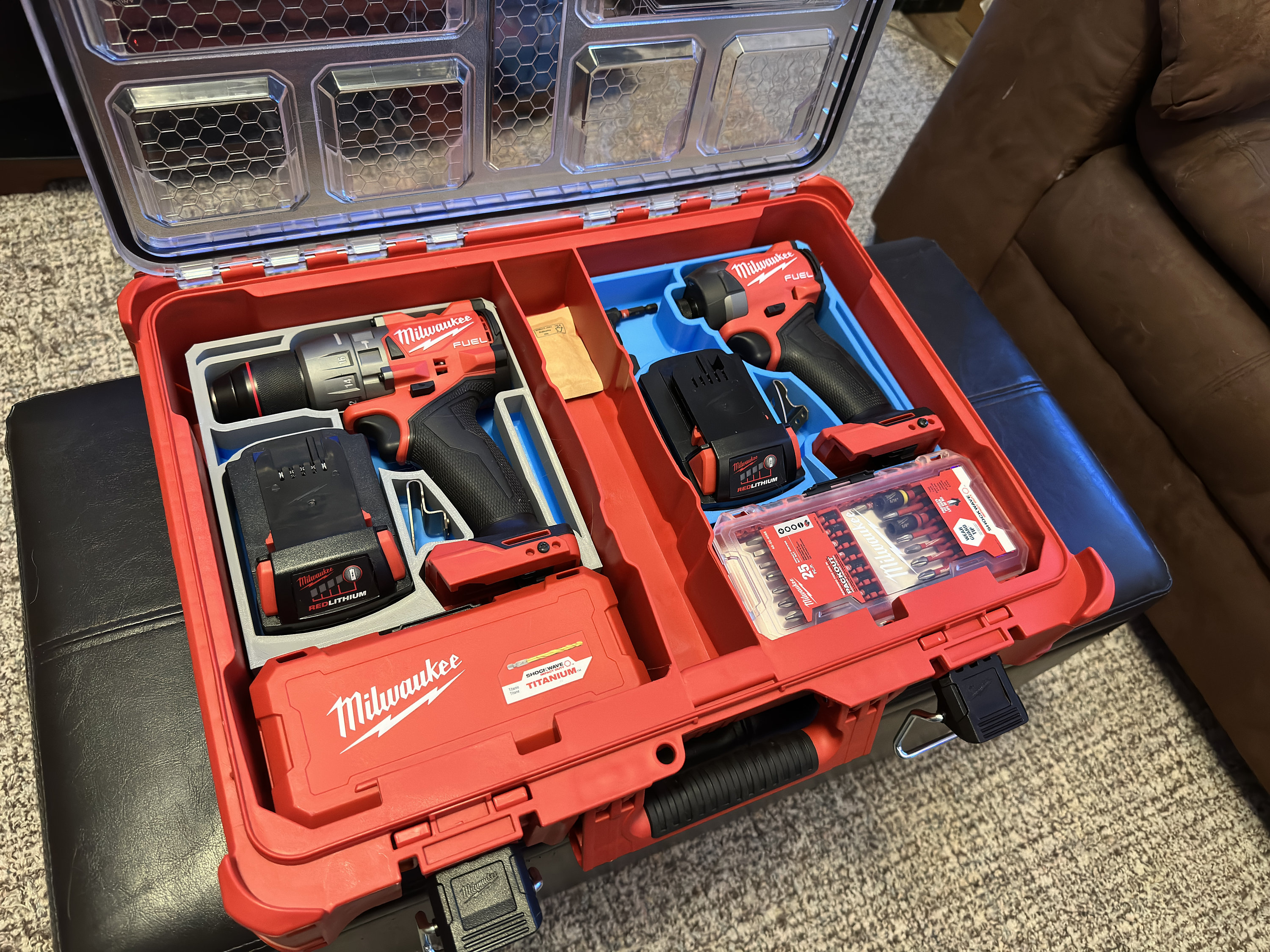 Packout Inserts for the Milwaukee M18 Impact Driver and Hammer Drill ...