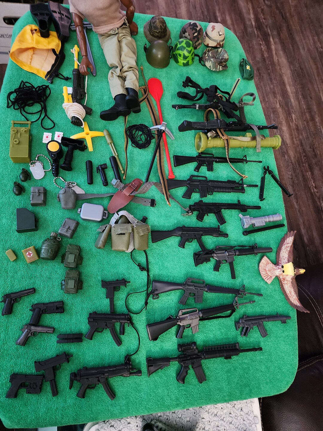 GI Joe 1990's Vintage Composite Foot Locker Box With Weapons, Scuba ...