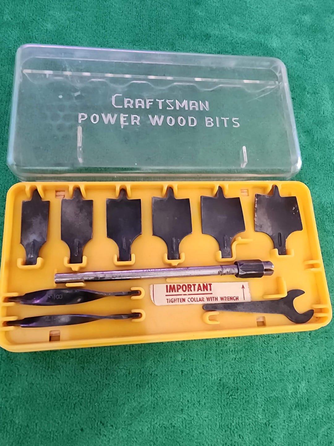 Craftsman "sears, Roebuck Co." Antique 10 Piece Power Wood Boring-bit ...
