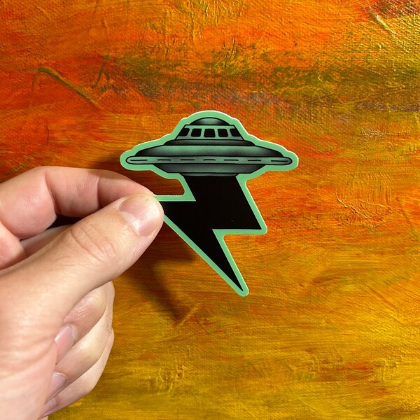 Kona Blue Laptop Sticker UFO UAP Sticker Waterproof Vinyl Sticker - Etsy