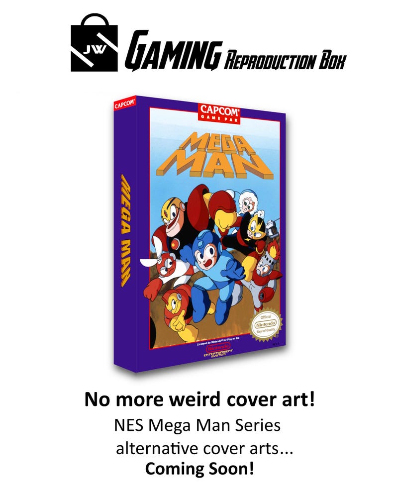 Super Mario Bros Nintendo NES Alternative Cover Art Reproduction Box - Etsy