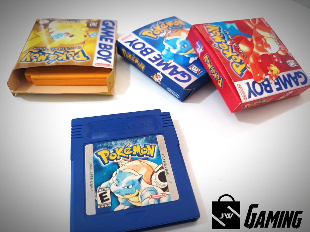 Pokémon Game Boy Games Mini Boxes - Etsy