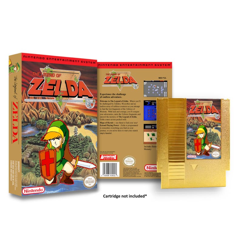 The Legend of Zelda NES Replica Box Set – Inspired by Famicom Art (box ...