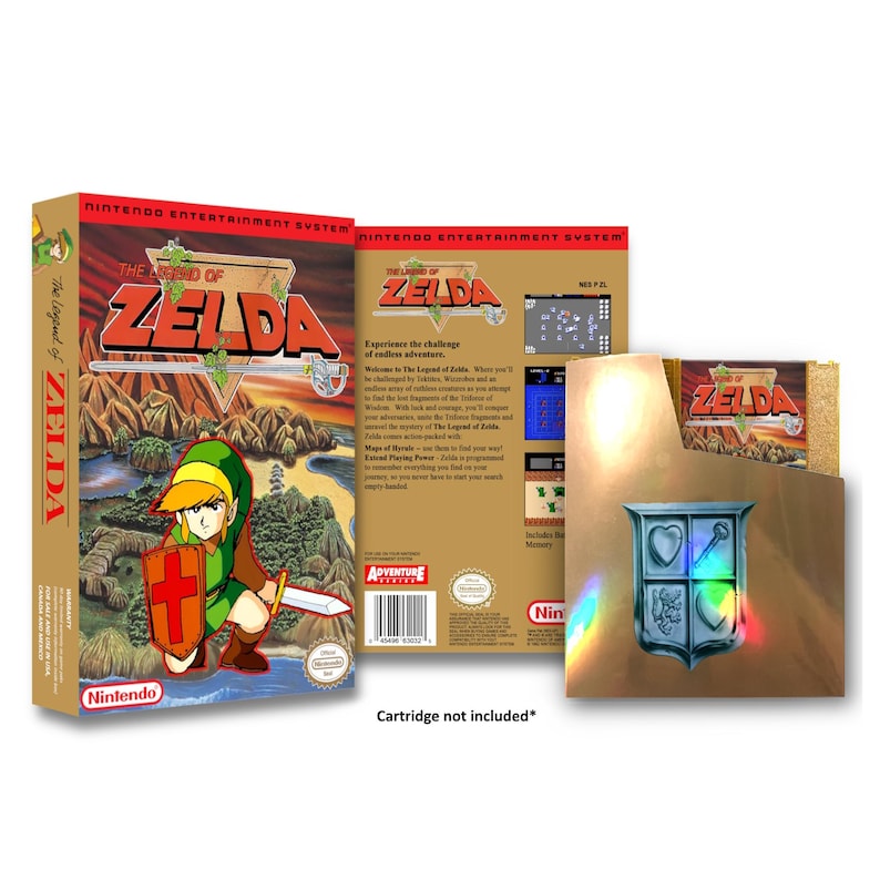 The Legend of Zelda NES Replica Box Set – Inspired by Famicom Art (box ...