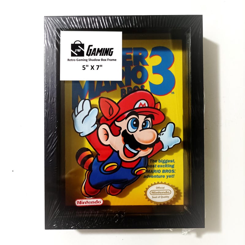 Mario Shadow Box - Etsy