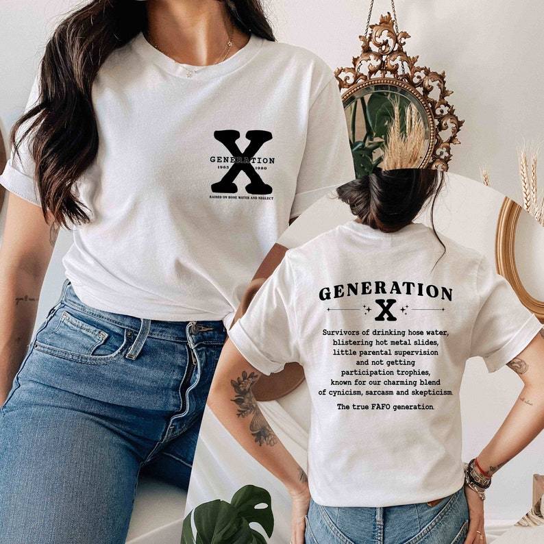 Generation X Gen Shirt, Raised on Hose Water and Neglect T-shirt, Funny ...