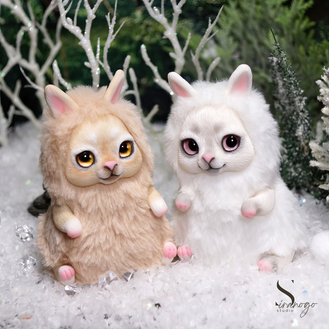 Fabulous Rabbit Toys, Polymer Clay Figures, Rabbit Toys, Baby Room ...