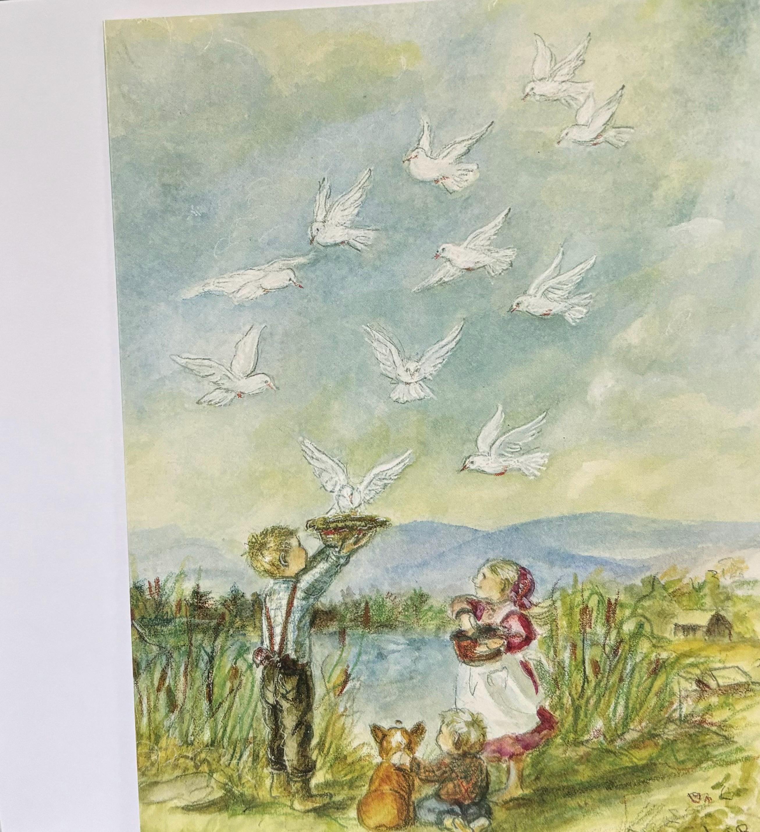 Beautiful Blank Tasha Tudor Card - Etsy