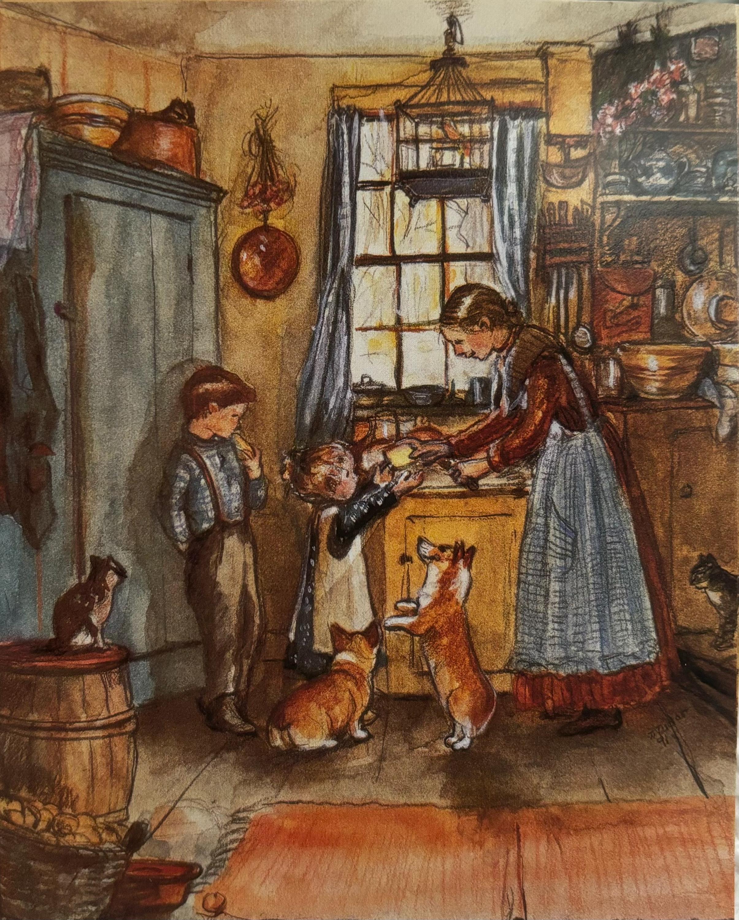 Two Adorable Tasha Tudor Blank Card for Any Special Occasion - Etsy