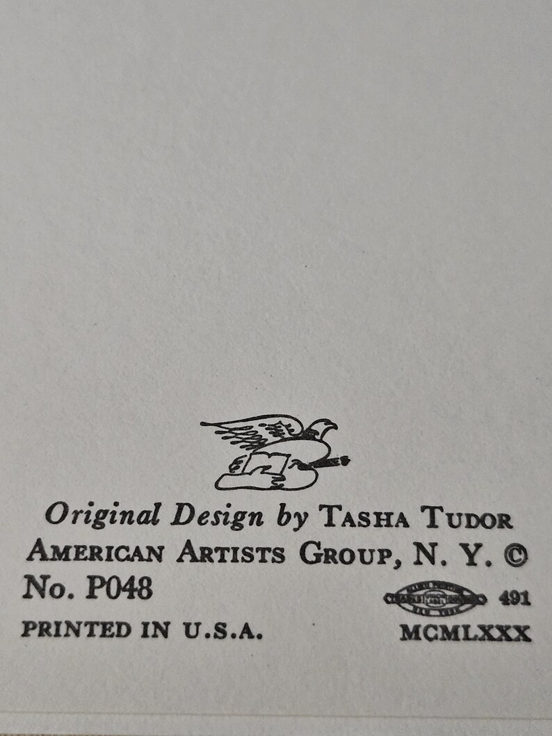 Beautiful Tasha Tudor Christmas Card , Coming Home for Christmas - Etsy