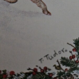 Adorable Vintage Tasha Tudor Card sleigh Ride W/envelope. - Etsy