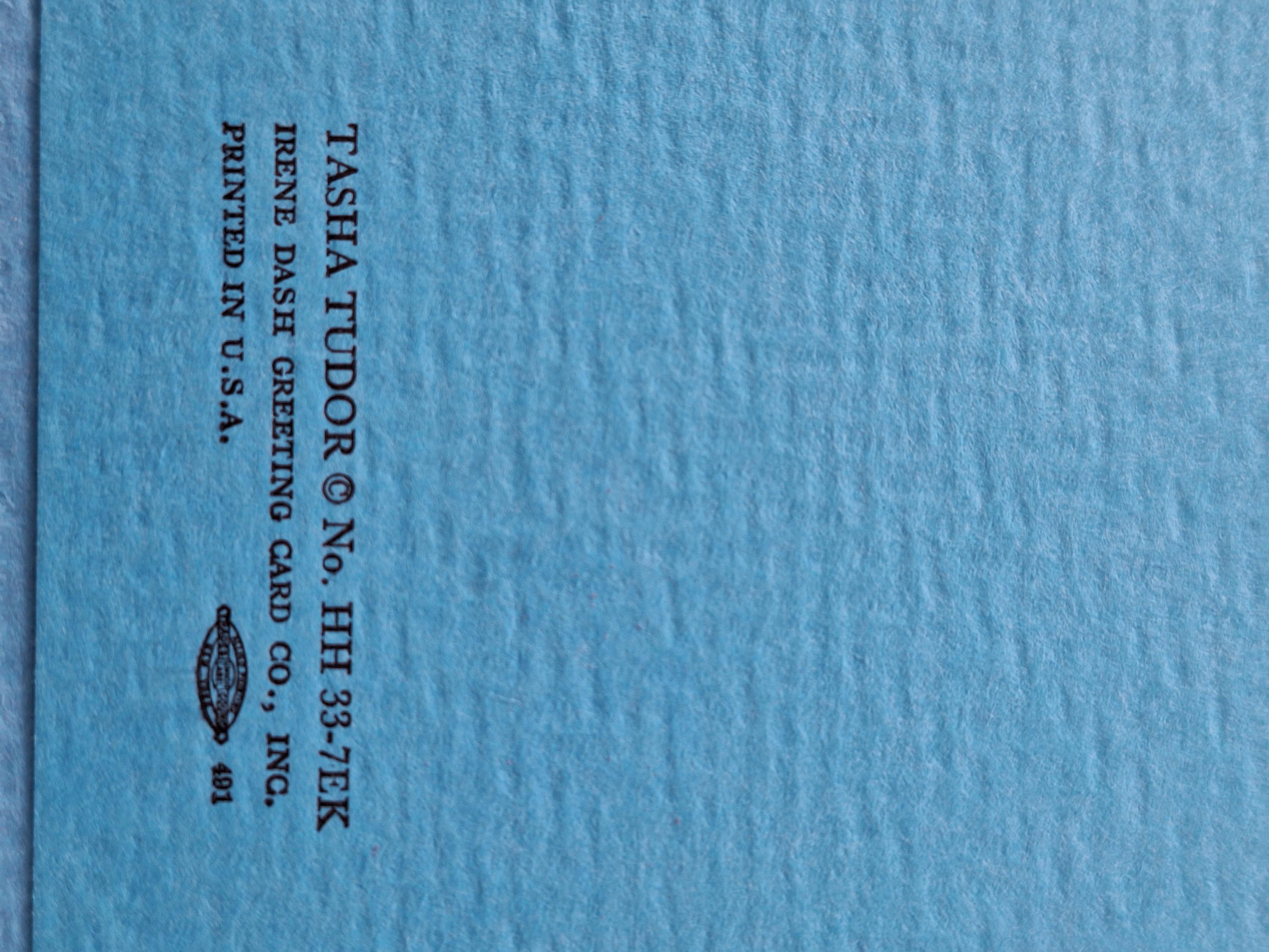 Sweet Tasha Tudor Card Unused/ With Envelope - Etsy