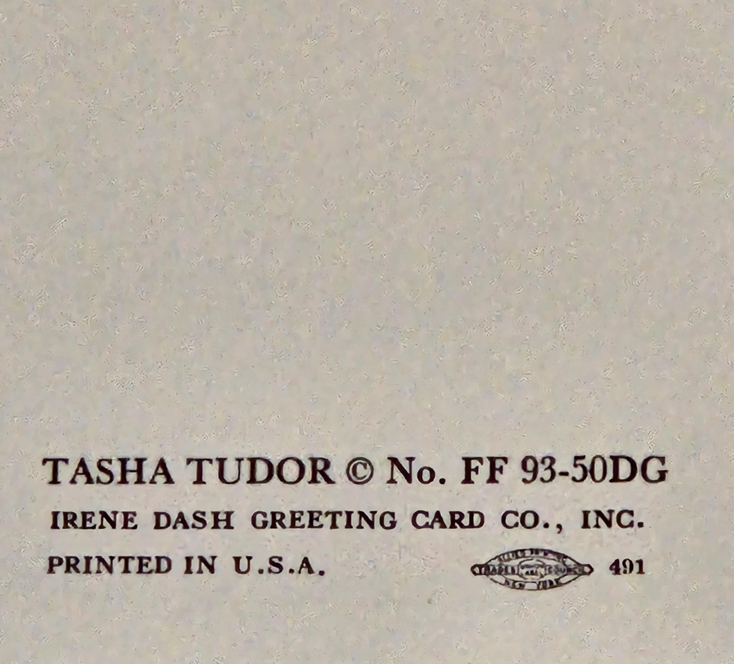 Absolutely Beautiful Tasha Tudor Vintage Card W /envelope. Three ...